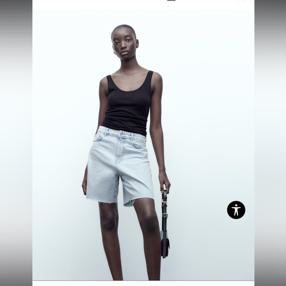 Zara | Shorts | Zaradenim Bermuda Pants 2 | Poshmark